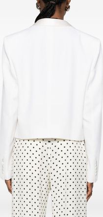 Tom Ford Wool Tuxedo Blazer - White
