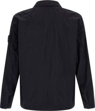 Stone Island Recycled Nylon Overshirt - Black