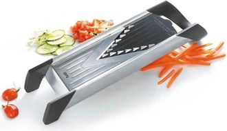 GEFU GE55700 Violino Mandoline Acier Inoxydable Noir 44,5 x 17 x 9,5 cm