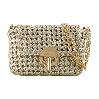 Vanessa Bruno Hobo Bags - Moon Moyen Shoulder Bag - Veg-Tanned Leather - Gol - Gr. unisize - in Beige - f&uuml;r Damen