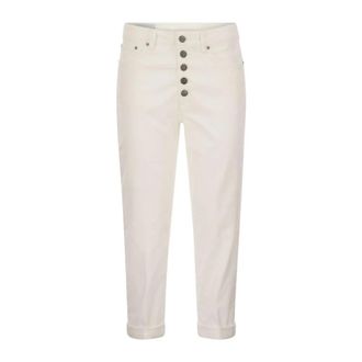 Dondup Damen, Hosen, Wei&szlig;, W27Gr&ouml;&szlig;e