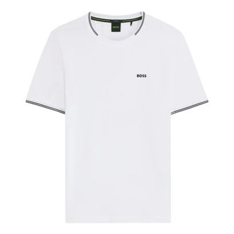 HUGO BOSS Homme, Tops, Blanc, Taille: M T-shirt Taul
