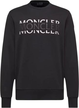 Moncler Homme, Sweatshirts et sweats &agrave; capuche, Noir, Taille: 2XL Logo Long Sleeve T-Shirt