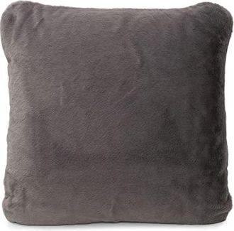 Gözze Kuscheliger Kissenbezug, Merino Feeling, 50x50 cm - Anthrazit