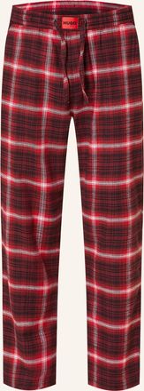 HUGO BOSS Hugo Schlafhose Louk Aus Flanell rot