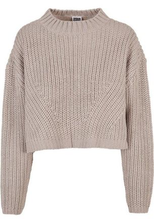 Urban Classics Rundhalspullover Urban Classics Damen Ladies Wide Oversize Sweater (1-tlg)