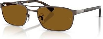 Ray-Ban Rb3778 Sonnenbrillen Havana Fassung Braun Glas 57-18