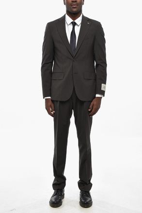 Corneliani CC COLLECTION Zweiknopf-Anzug aus Schurwolle mit Stretch Corneliani