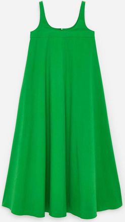 Arket Baumwoll-Maxikleid -Grün