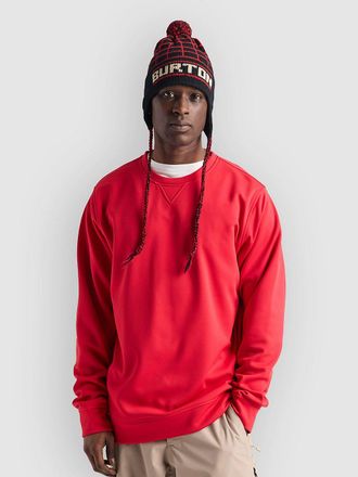Burton M Oak Crew Sweater geranium red