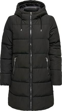 Only ONLDOLLY Long Puffer Coat CC OTW Jacket, Noir (Black), XL Femmes
