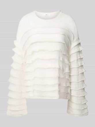 Gina Tricot Strickpullover im Stufen-Look mit Rundhalsausschnitt