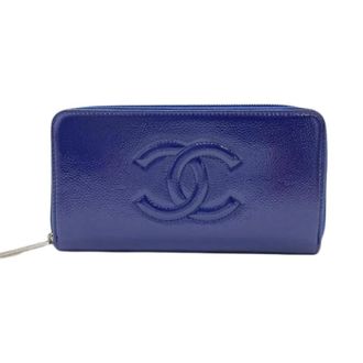 Chanel Pre-owned Long wallet (bi-fold) - - Pre-owned - Damen - Blau - ONE SIZE