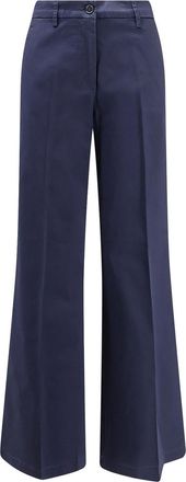 Aspesi Pantalons D&eacute;contract&eacute;s - Bleu
