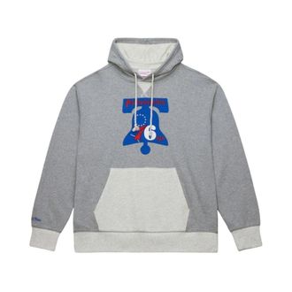Mitchell & Ness Lang&auml;rmeliges Trainingsshirt - - Sport - Herren - Grau - XL