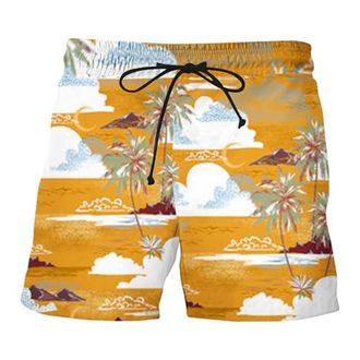Generic Short de plage d&eacute;t&eacute; pour homme d&eacute;contract&eacute; confortable et ample imprim&eacute; &agrave; manches courtes pour homme Pantalon de vacances respirant, bleu ciel, XXL