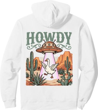 Image UFO Howdy Desert Goose Pullover Hoodie