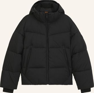 HUGO BOSS Jacke Obore Oversize Fit schwarz