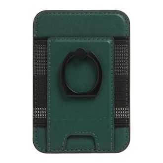 Piquadro Porte-cartes en cuir MagSafe avec anneau de support - Homme - Accessoires - Vert - Taille: ONE Size