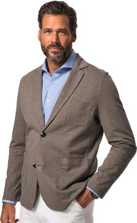 JP1880 Herren große Größen Menswear L-8XL JP1880 Sweat-Sakko, Business, Flamm-Sweat, aufgesetzte Taschen, bis 7 XL aschbraun 7XL 820825346-7XL