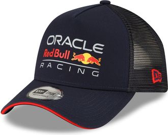 New Era A-Frame Snapback Trucker Cap - Red Bull Racing Navy