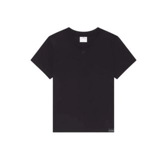 Courr&egrave;ges T-Shirt - - Tops - Damen - Schwarzk - S