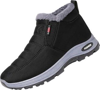 Generico Bottes de neige pour femmes chaudes décontractées | Bottes Texani Femmes Basses Baskets Fourrure à lacets Bottines Après-ski Randonnée Bottines Femme 