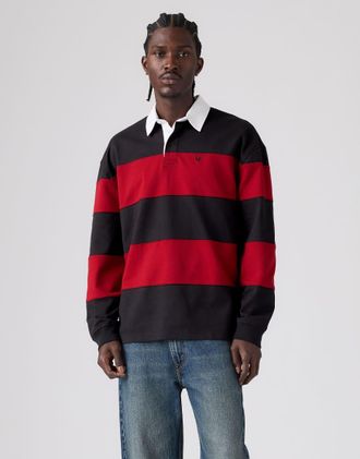 Levi's Rugbyshirt mit Eins&auml;tzen in mehreren Farben-Multi