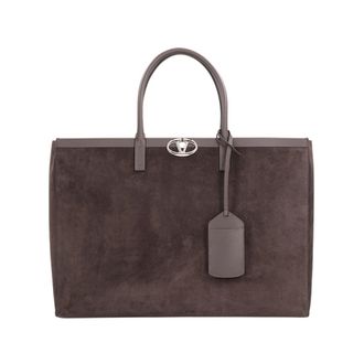 Valentino Garavani Vlogo Bold Edition Tote Tasche - - Bags - Herren - Braun - ONE SIZE
