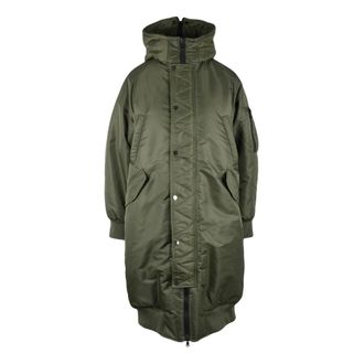 Canadian Femme, Manteaux, Vert, Taille: 38 FR Giaccone