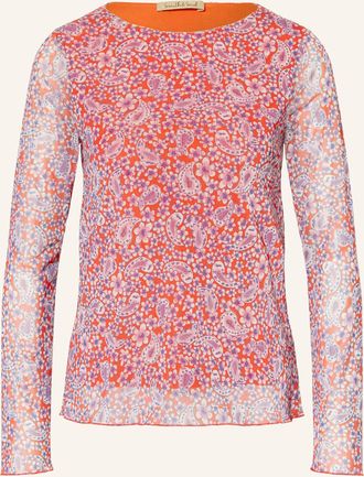 Smith & Soul Blusenshirt Aus Mesh orange