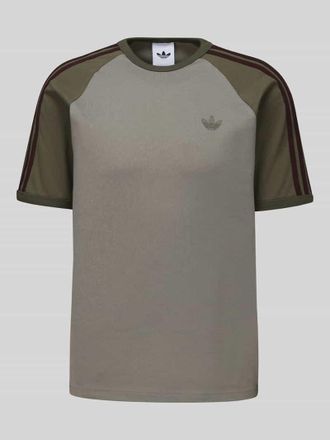 adidas Originals T-Shirt aus Leinen mit Raglan&auml;rmeln