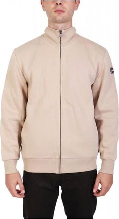 Colmar Homme, Sweatshirts et sweats &agrave; capuche, Beige, Taille: M SweaT-shirt &agrave; Fermeture &Eacute;clair Int&eacute;grale avec Capuche