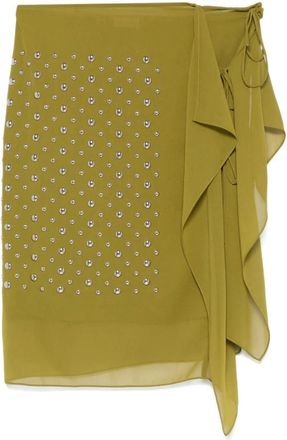 Dries Van Noten Femme, Jupes, Vert, Taille: 36 FR Midi Skirt