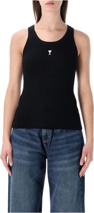 Ami Femme, Tops, Noir, Taille: 40 FR Ami De Coeur Tanktop
