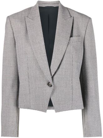 Brunello Cucinelli Karierter Blazer - Braun