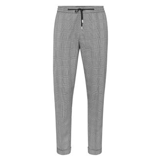 Philipp Plein Homme, Pantalons, Gris, Taille: 4XL Pantalon de jogging &agrave; carreaux