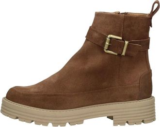 Aqa Aqa, Homme, Chaussures, Brun, Taille: 41 EU Enkellaarsjes Plat