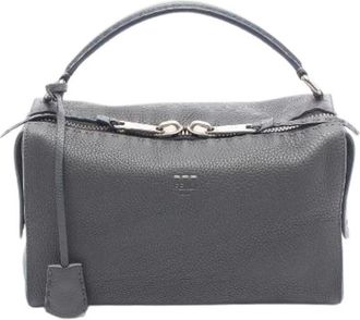 Fendi Sac &agrave; main Pre-owned Selleria Rey en cuir - Femme - Pre-owned - Gris - Taille: ONE Size