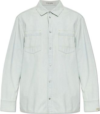 Golden Goose Homme, Chemises, Bleu, Taille: S Chemise en jean