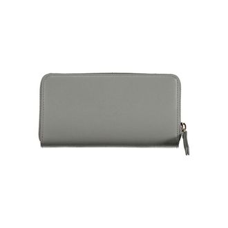 Tommy Hilfiger Chain-Detail Polyurethane Wallet - Grey