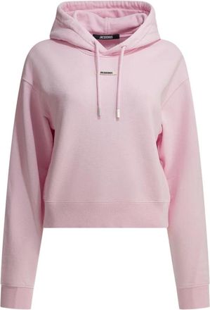 Jacquemus Femme, Sweatshirts et sweats &agrave; capuche, Rose, Taille: 42 FR Le SweaT-shirt La Robe Sweat &agrave; capuche