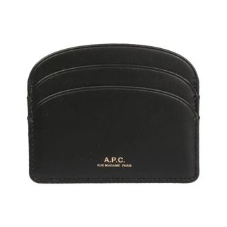 A.P.C. Leder Kartenhalter - - Accessories - Damen - Schwarzk - ONE SIZE