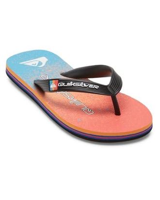 Quiksilver Sandales Molokai Art pour homme, Blue Blue Orange, 35 EU