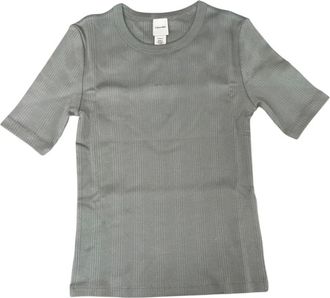 Calvin Klein Femme, Tops, Gris, Taille: 40 FR T-shirt Shadow