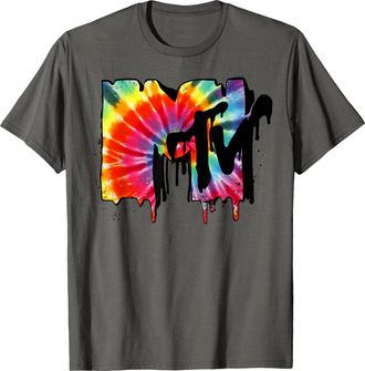 Giesswein Tie Dye Vibrant Melting Logo Graphic T-Shirt T-Shirt