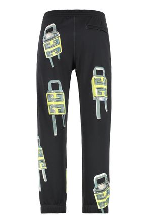 Givenchy Mens Black Cotton Track Pants