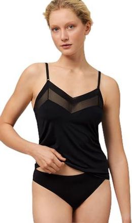 Ysabel Mora D&eacute;bardeur Bretelle Fine Col Tul &Eacute;l&eacute;gant et Sophistiqu&eacute; pour Confort et Polyvalence, Met en Valeur Beaut&eacute; et Confiance avec Style et Qualit&eacute;