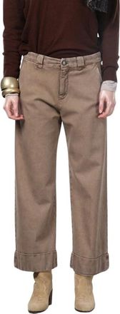 Mason's Pantalon Chino Court New York Studio - Femme - Pantalons - Beige - Taille: 38 FR