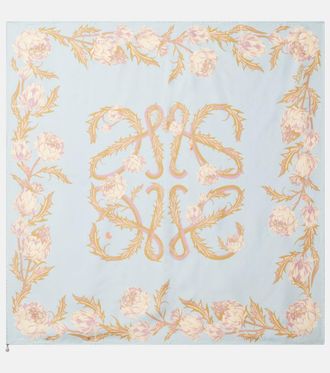 Loewe Foulard en soie imprim&eacute;